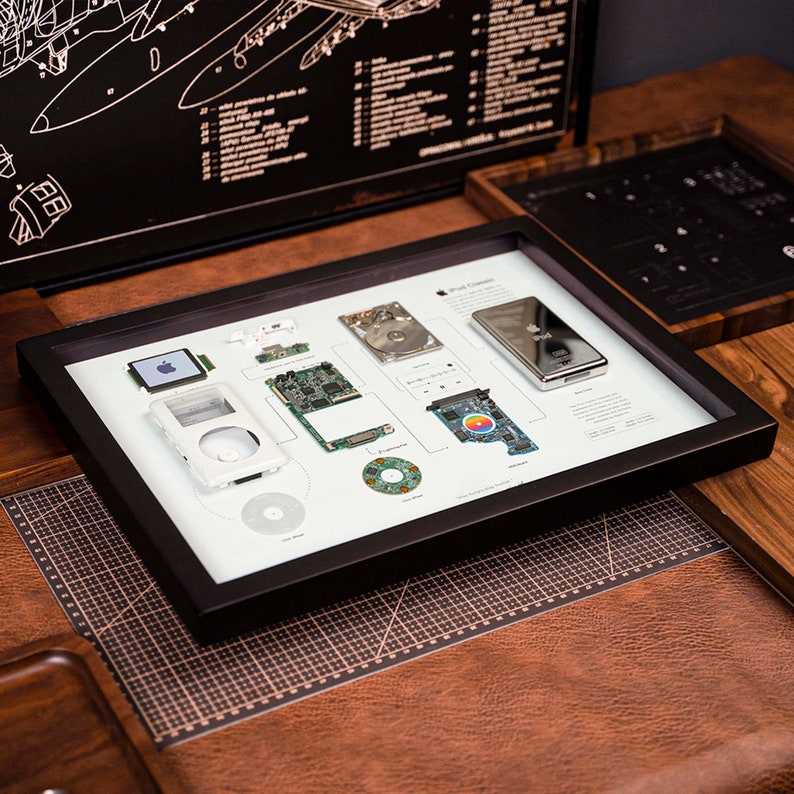 Framed Apple Ipod Classic 4th Gen Disassembled Wall Art Tear - Etsy