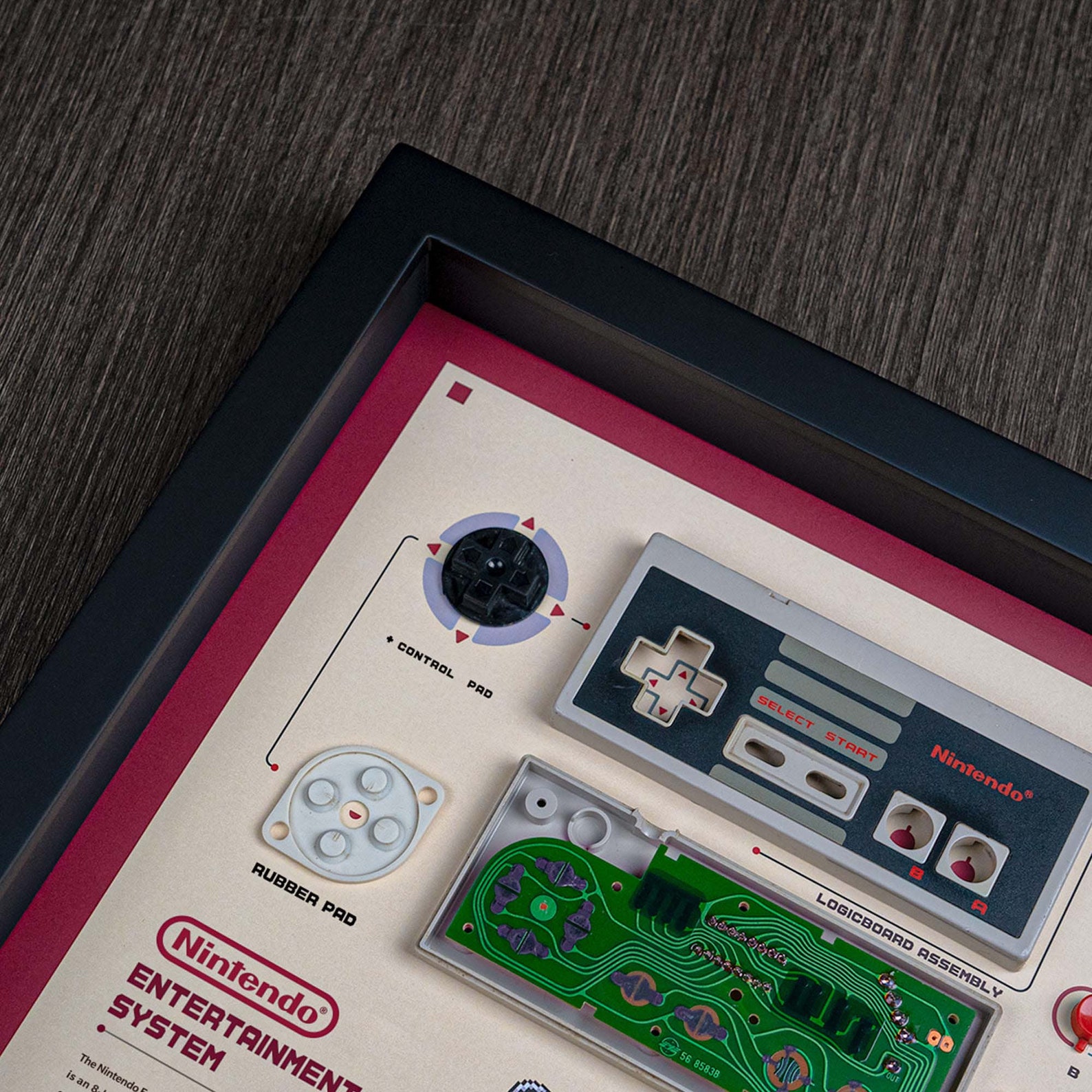 Framed Nintendo Entertainment System Controller NES Controller - Etsy