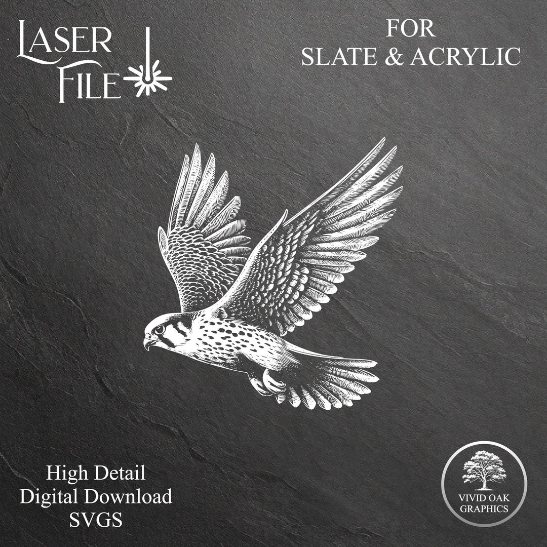 Falcon 4 - Engrave Files, SVG, Instant Digital Download Files for ...