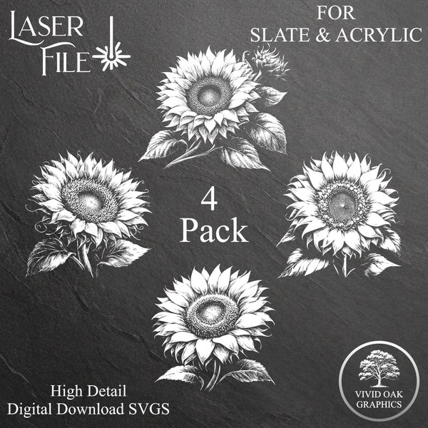 Sunflower Slate - Etsy