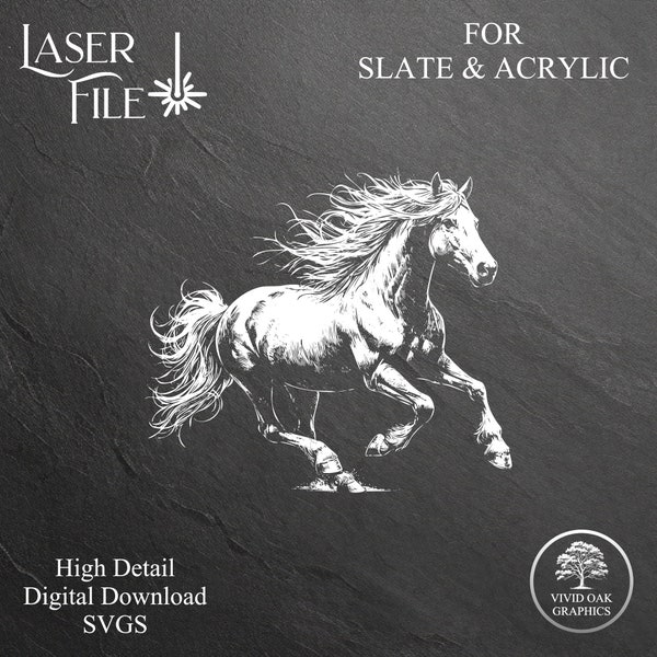 Horse Slate Svg - Etsy