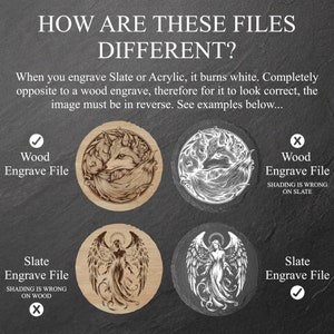 Deer Bundle - 4 SLATE Engrave Files, SVG Instant Digital Download Files ...