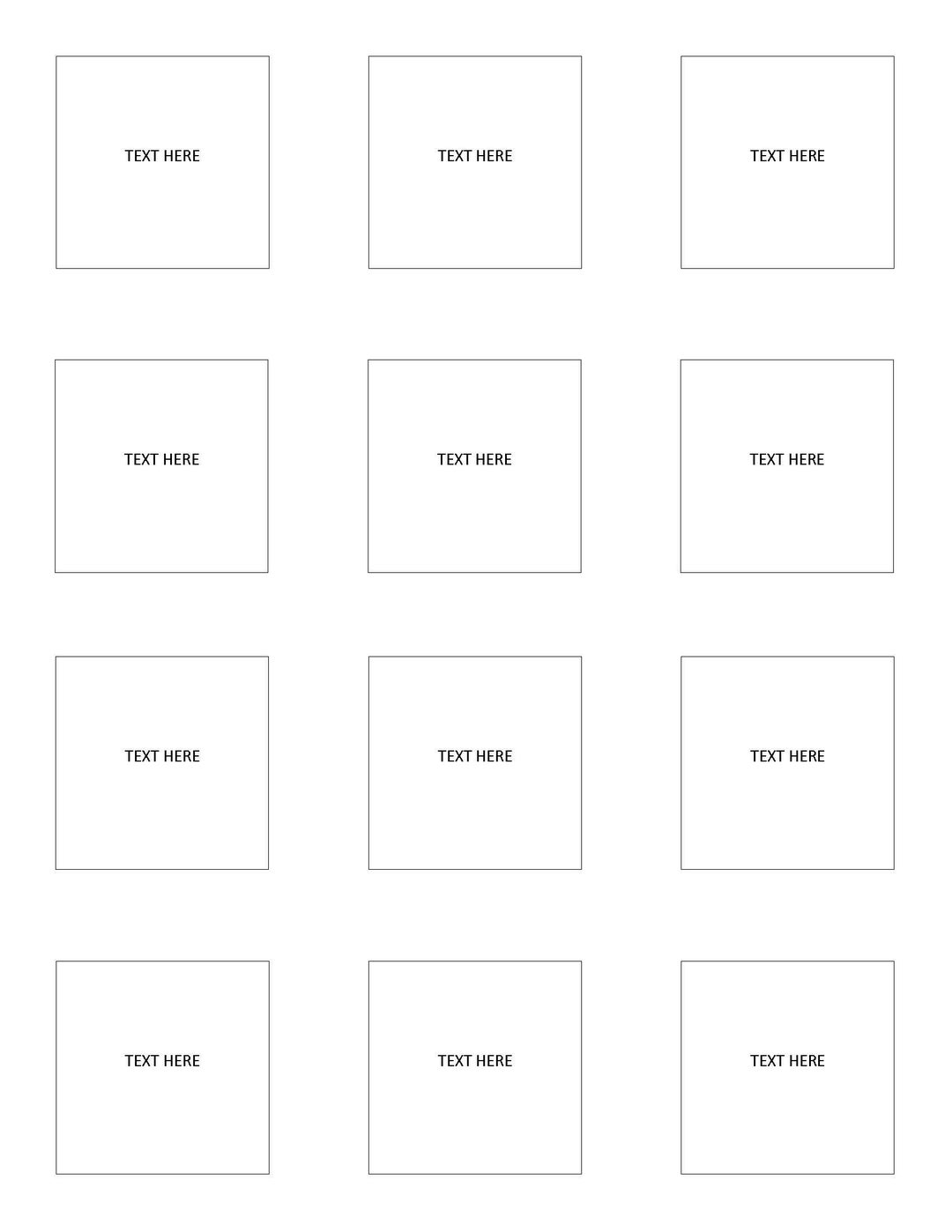 Printable Sticky Note Template 1 7/8 in by 1 7/8 In - Etsy