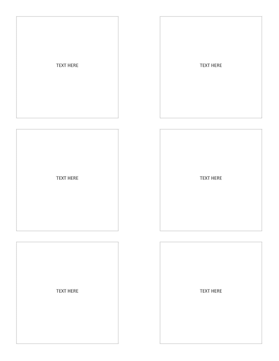 Printable Sticky Note Template 3in by 3in - Etsy