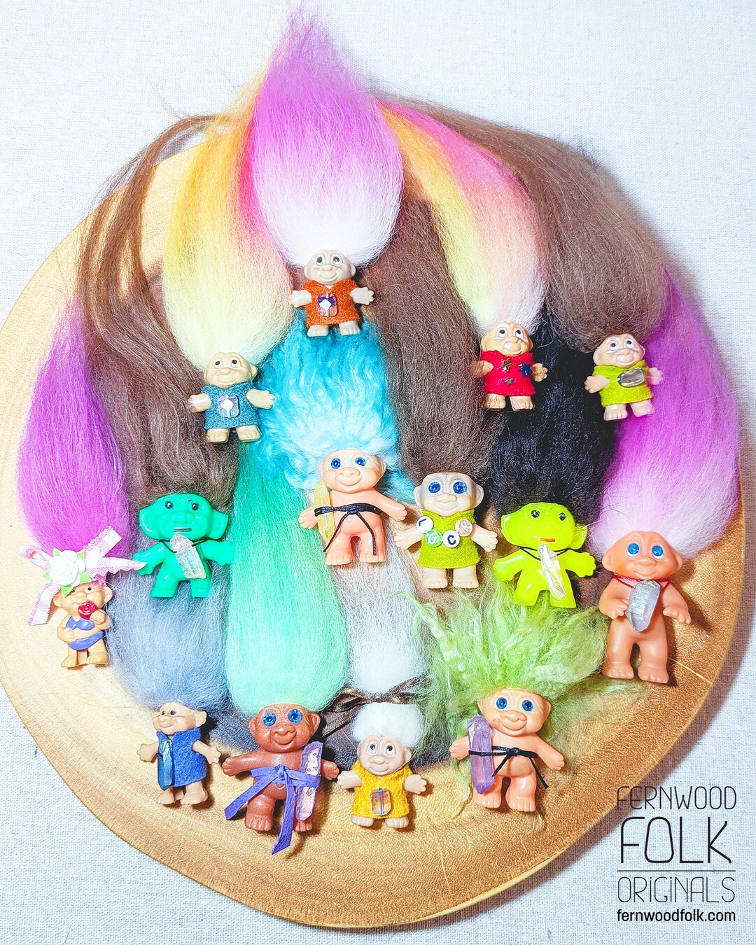 Pocket Trolls - OOAK - 1990's Miniature Troll Dolls - Etsy