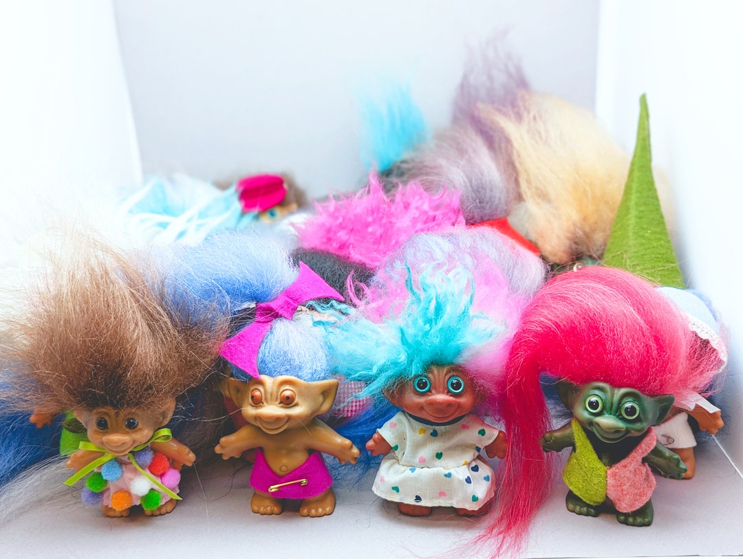 Vintage MYSTERY TROLL - Blind Box! 3" OOAK Trolls Doll - Etsy