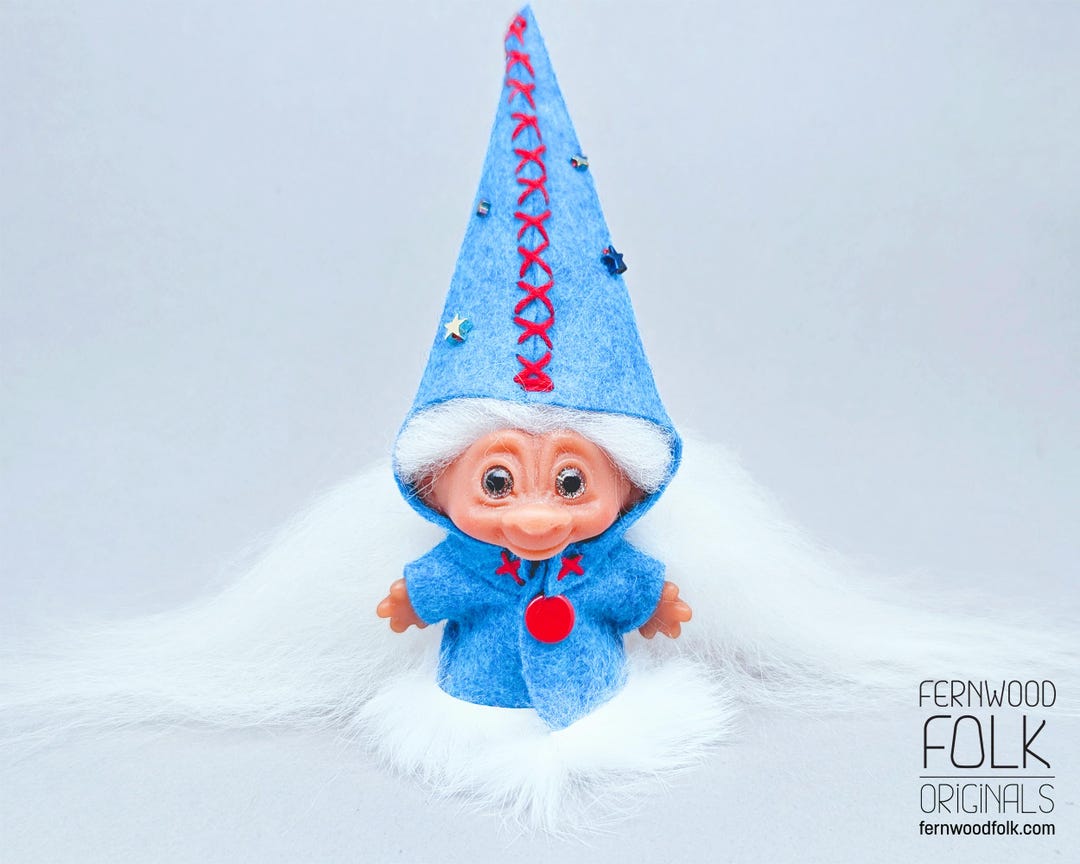 Vintage DAM Troll Winter 3 OOAK 1990's Trolls Doll - Etsy