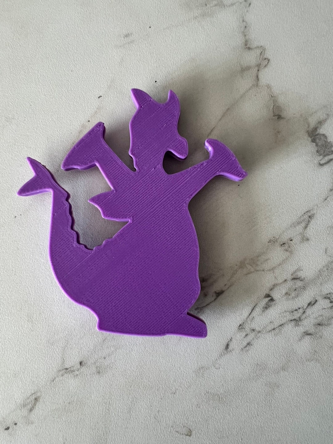 3D Printed Figment Fridge Magnet - Etsy