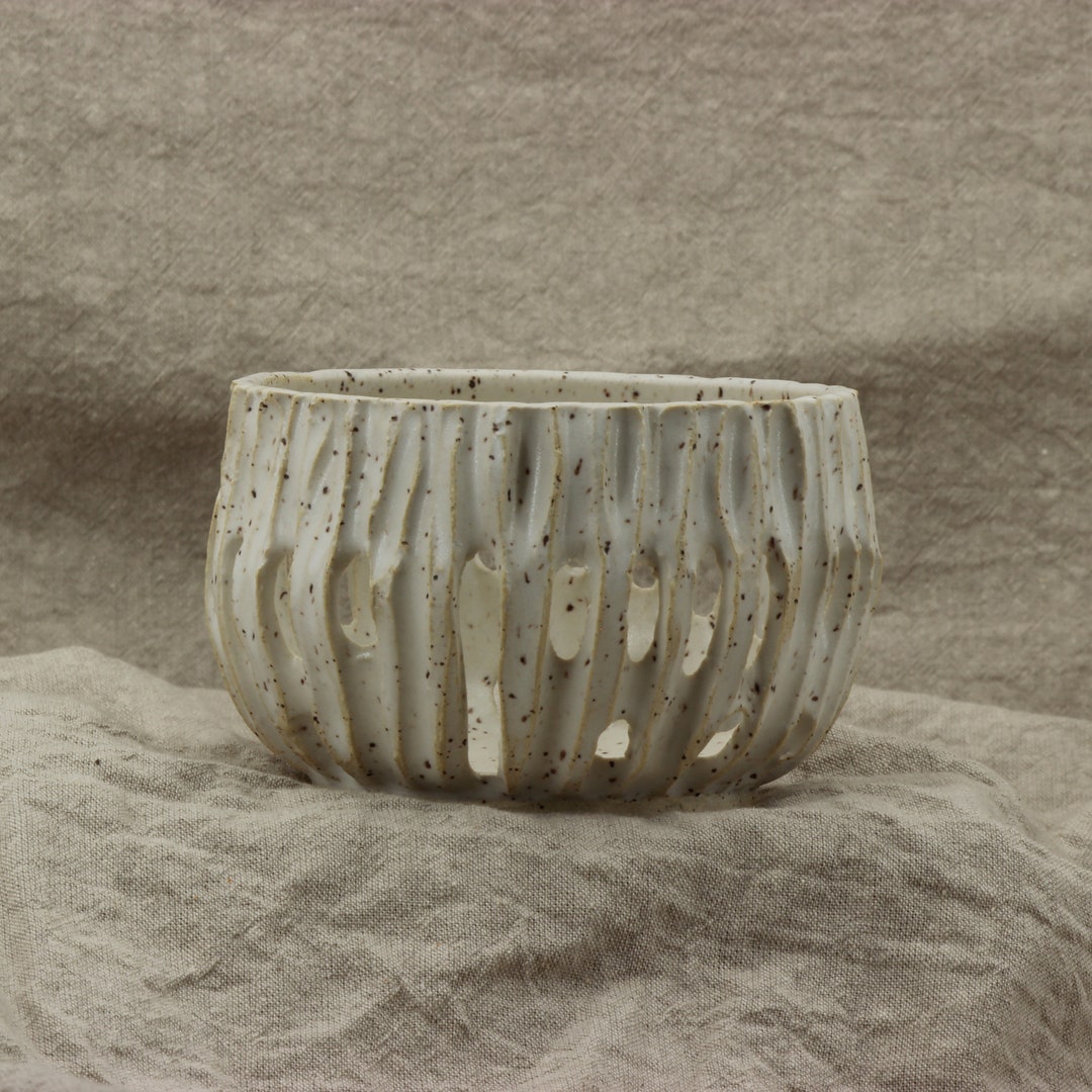 Ceramic Object | Candle Holder/fruit Colander - Etsy