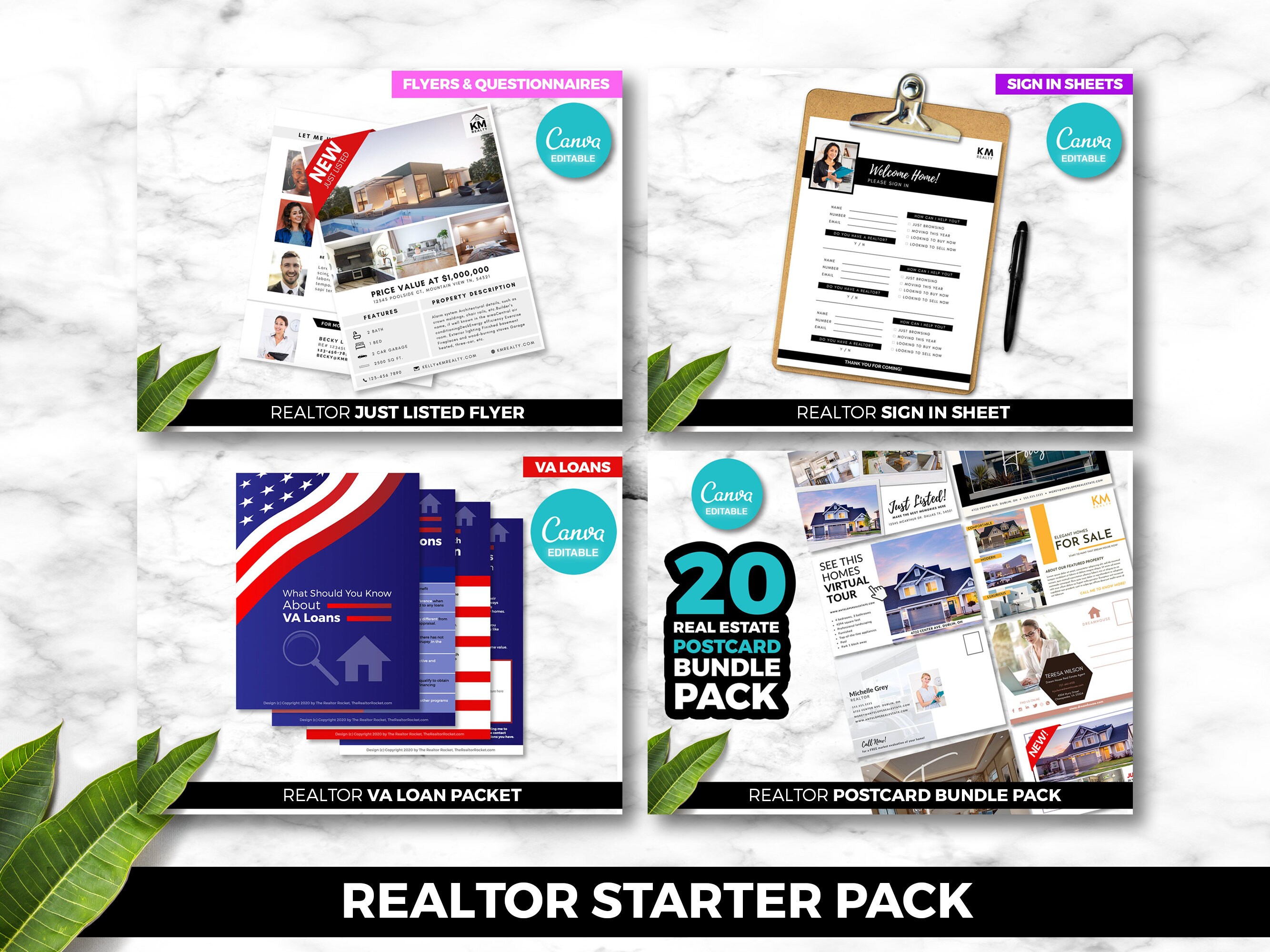 Ultimate Realtor Marketing, Starter Pack, Real Estate Agent Postcards ...