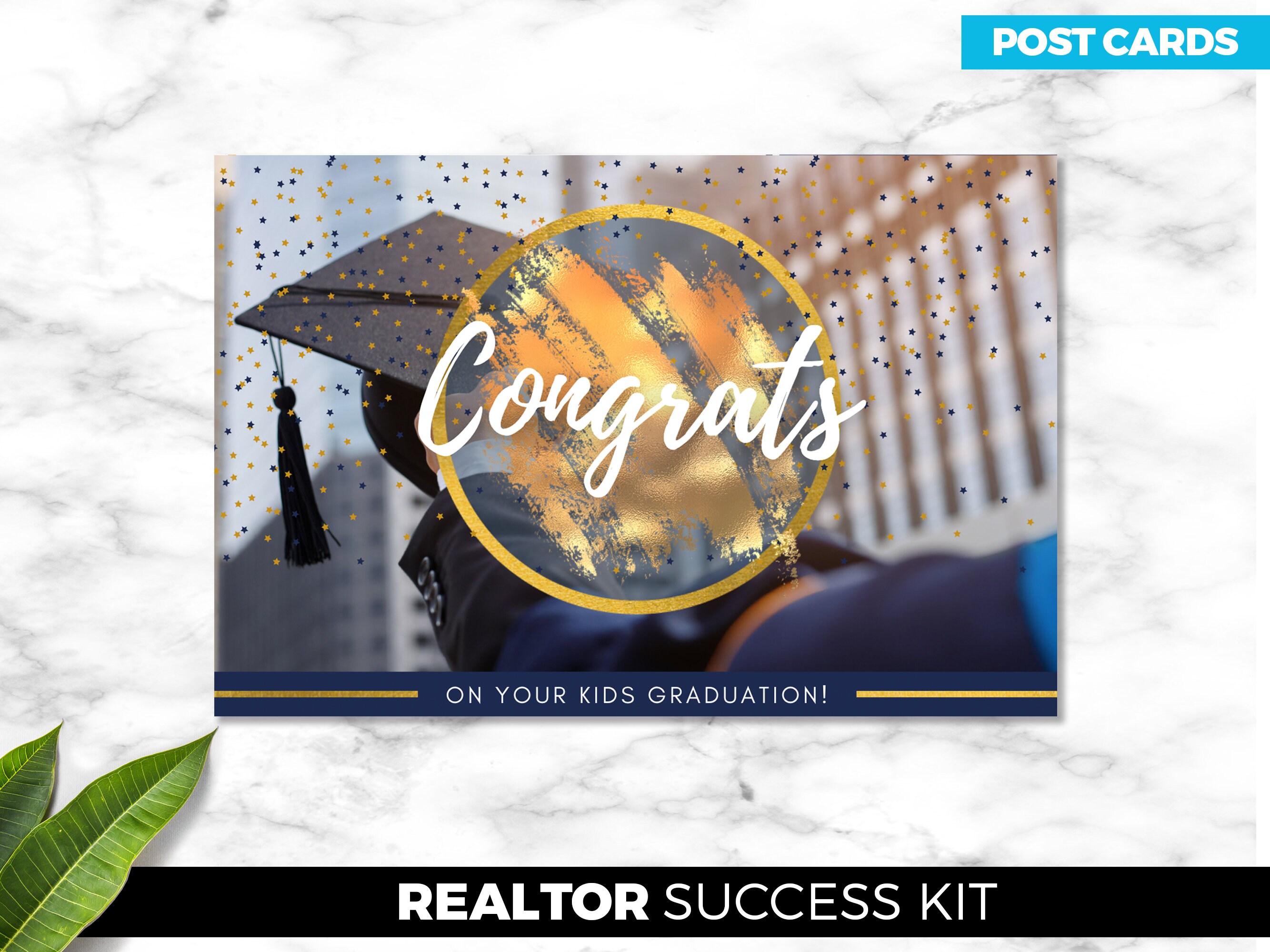 Congrats, Congratulations, Graduation Postcard, Holiday Postcard, Real ...