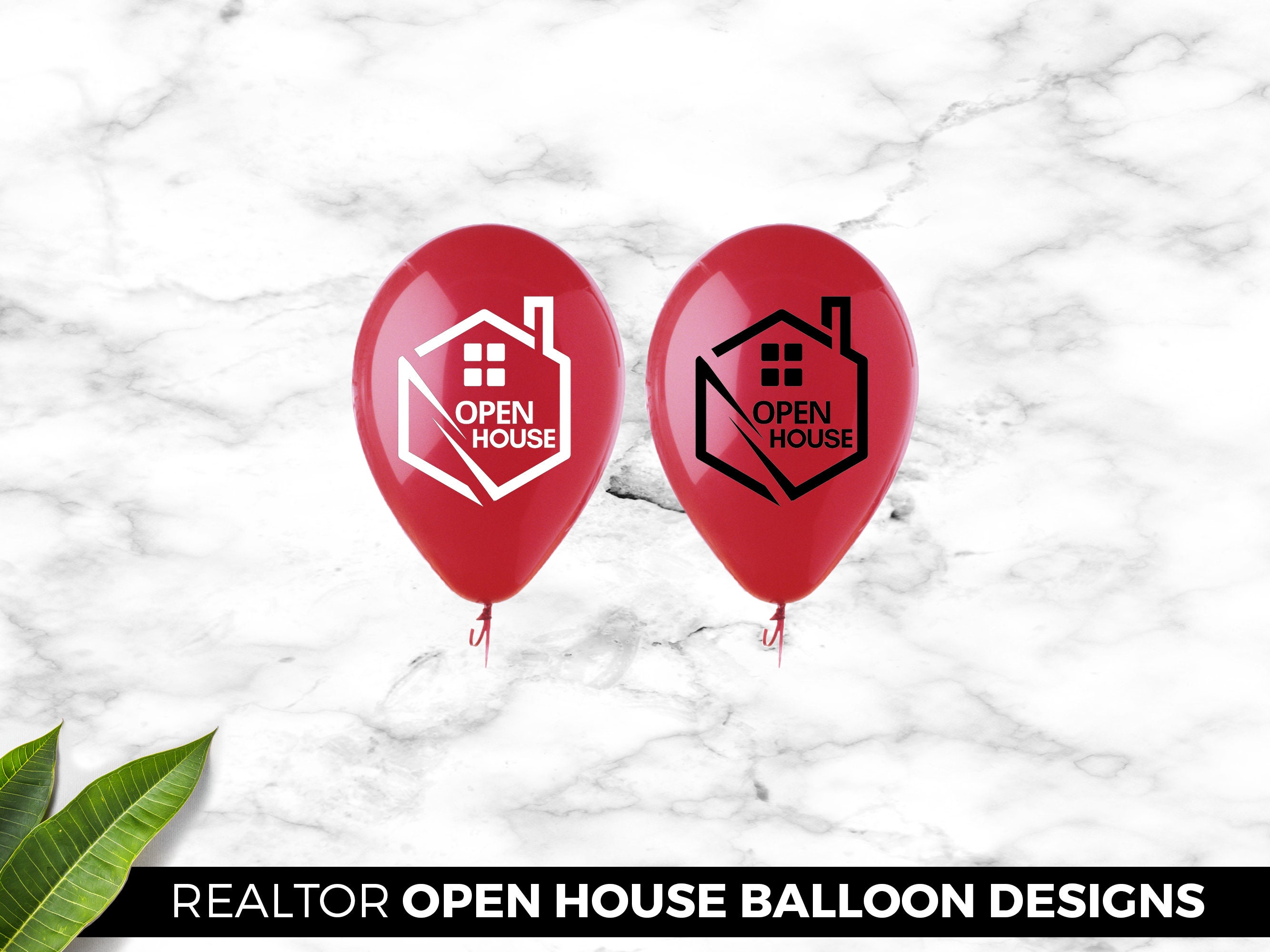 18 Real Estate Balloon Designs, Realtor Marketing, Open House, Real ...