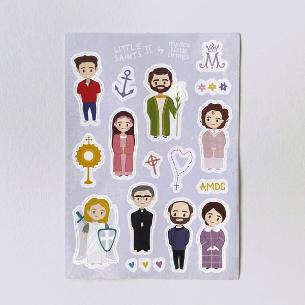 Catholic Stickers Sheet - Etsy