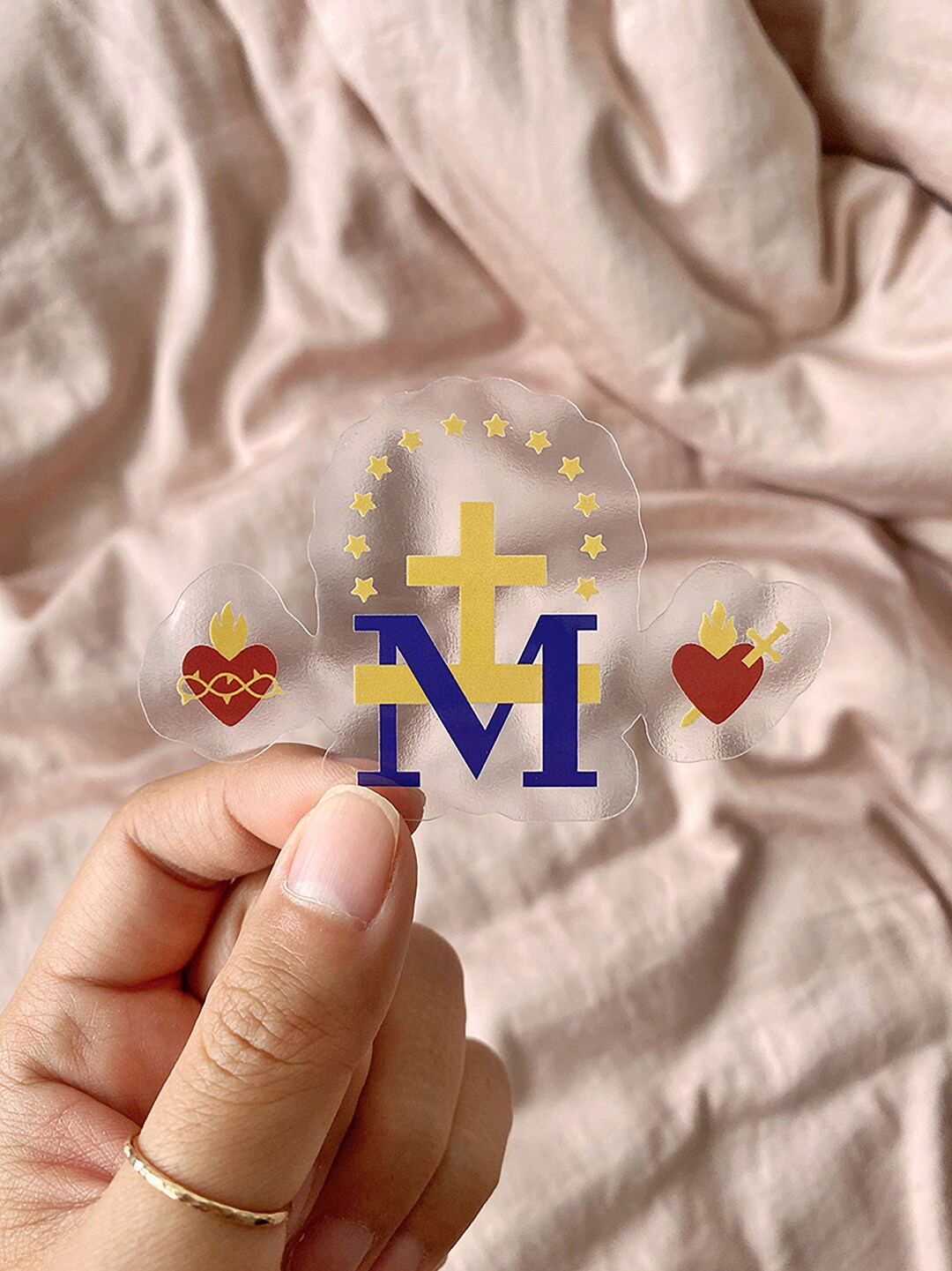 Devotional Sticker | Vinyl Waterproof UV Proof Decal | Catholic Faith ...