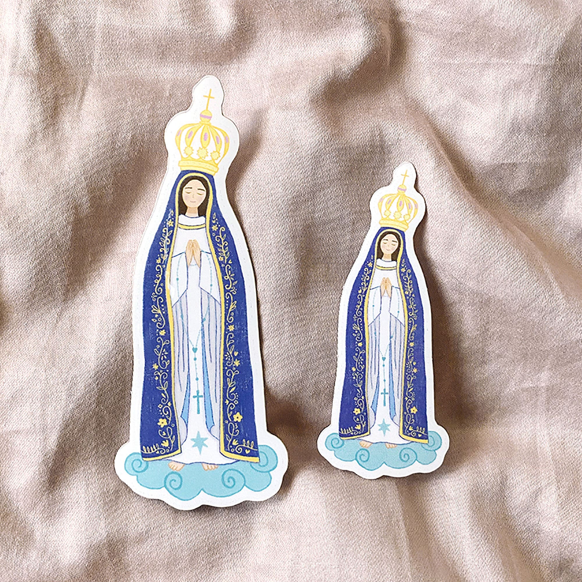 Our Lady of Fatima Sticker | Vinyl Waterproof UV proof Decal | Catholic ...