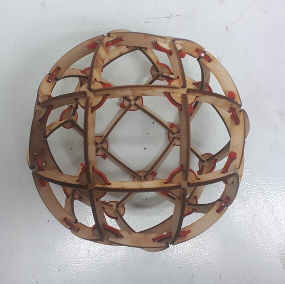 Geodesic Cube 3 2 1 | Etsy