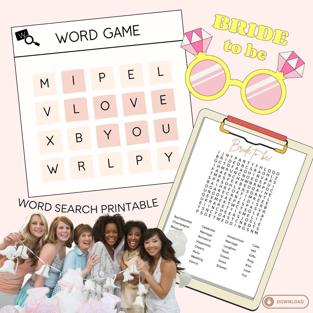 Bachelorette Party, Bachelorette Fun, Bridesmaids Games, Bride-to-be ...
