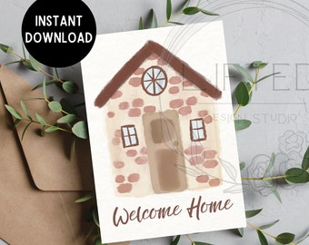 Printable Welcome Home Greeting Card 5x7 Digital Download - Etsy