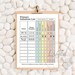 Printable, Colorful Primary Substitute List - Etsy