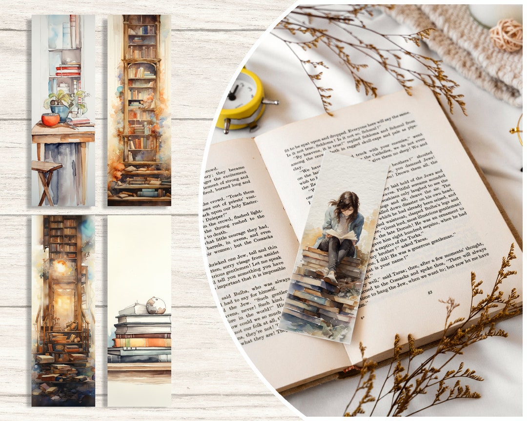 10 Printable Bookmarks | Library Collection #2 | Print and Cut ...