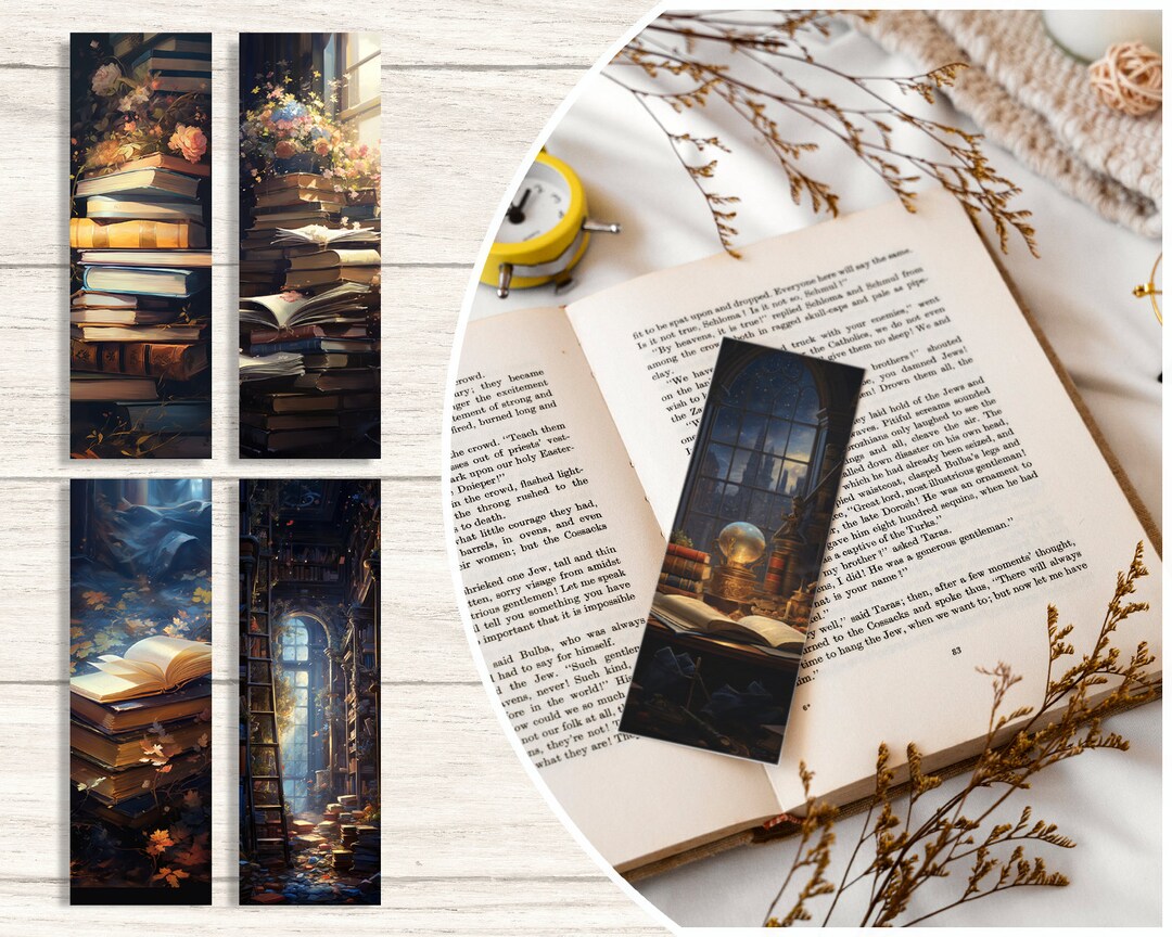 10 Printable Bookmarks | Library Collection #5 | Print and Cut ...