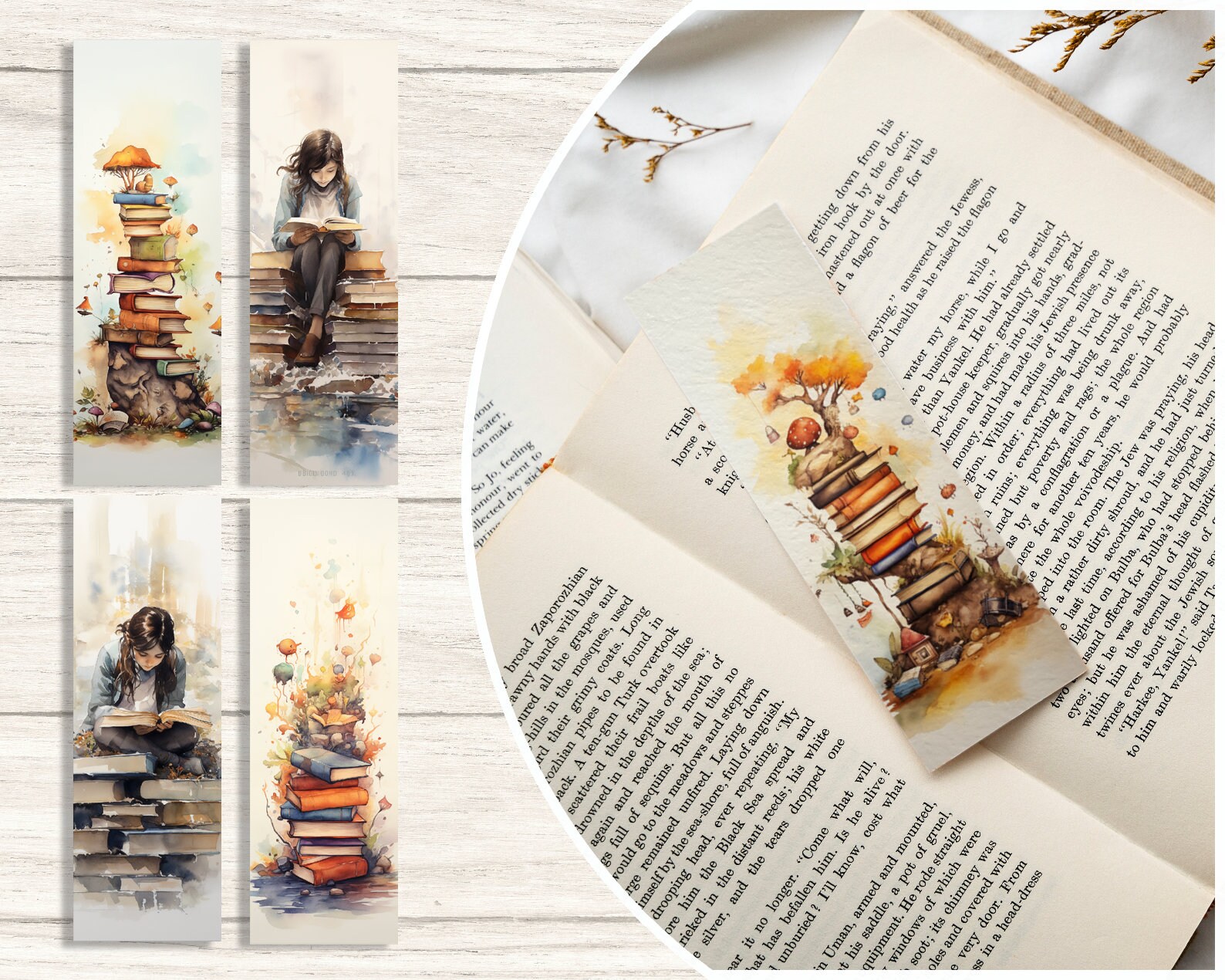 10 Printable Bookmarks | Library Collection #2 | Print and Cut ...