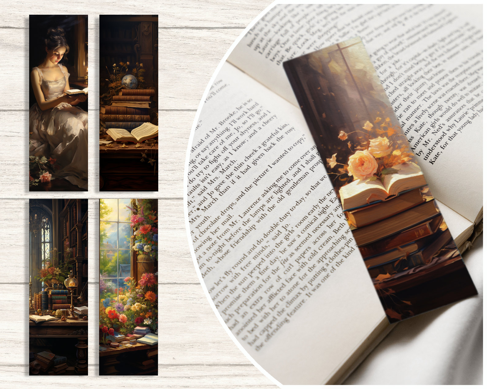 10 Printable Bookmarks | Library Collection #4 | Print and Cut ...