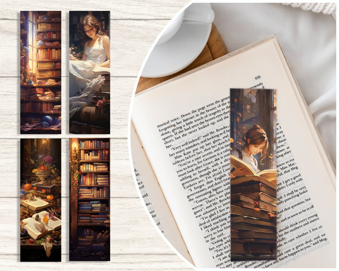 10 Printable Bookmarks | Library Collection #7 | Print and Cut ...