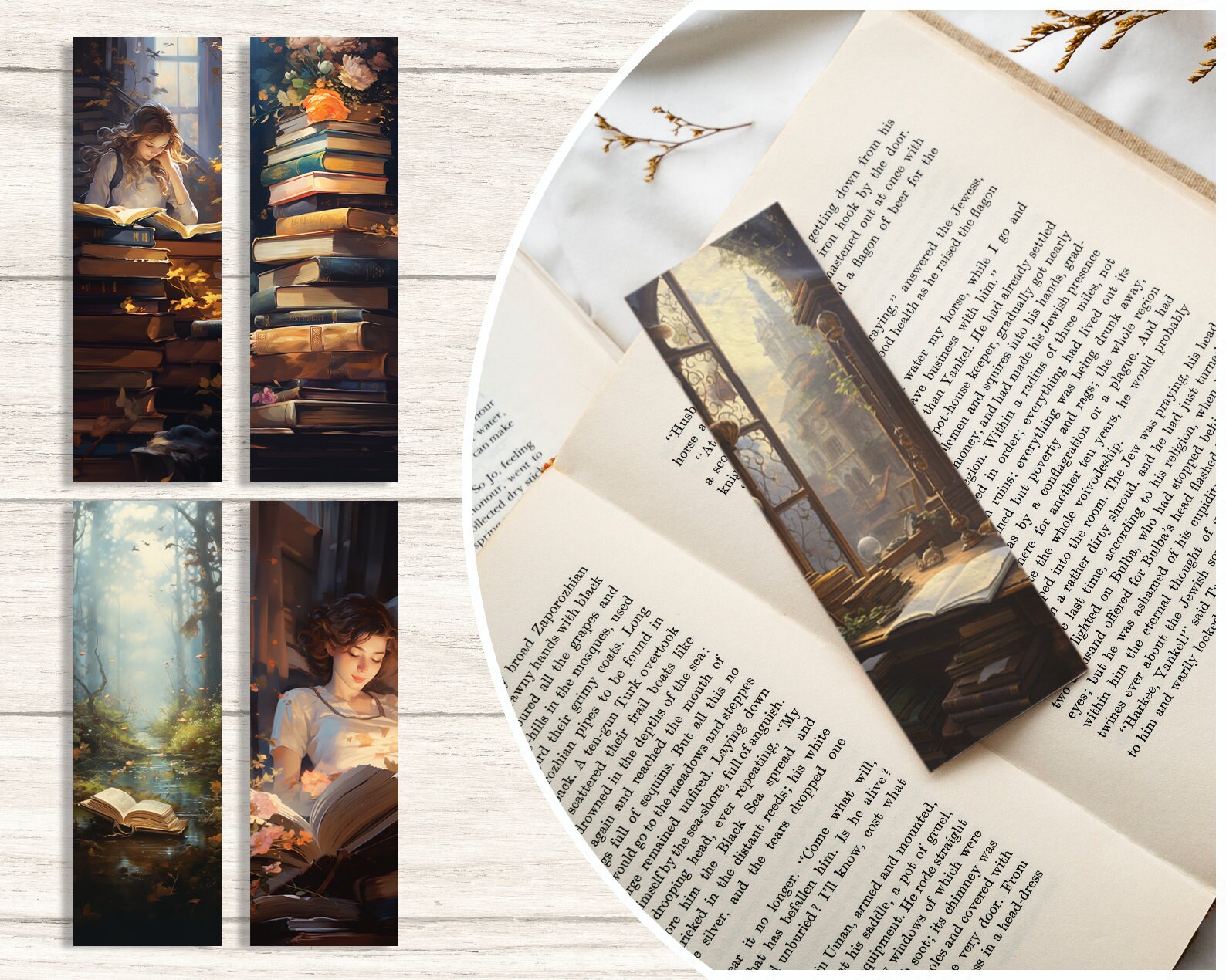 10 Printable Bookmarks | Library Collection #6 | Print and Cut ...