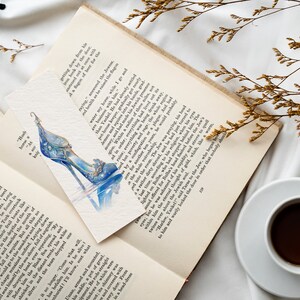 5 Printable Bookmarks | Cinderella Inspired Bookmark | Fairy Tales #1 ...