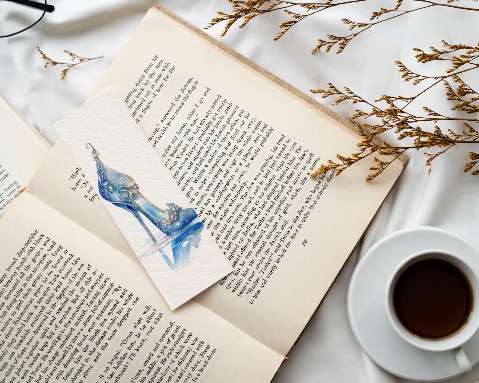 5 Printable Bookmarks | Cinderella Inspired Bookmark | Fairy Tales #1 ...