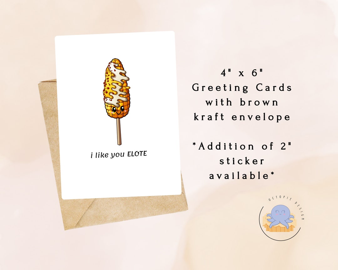 I Like You ELOTE Everyday Card, Valentines Day, Anniversary, Love Card ...