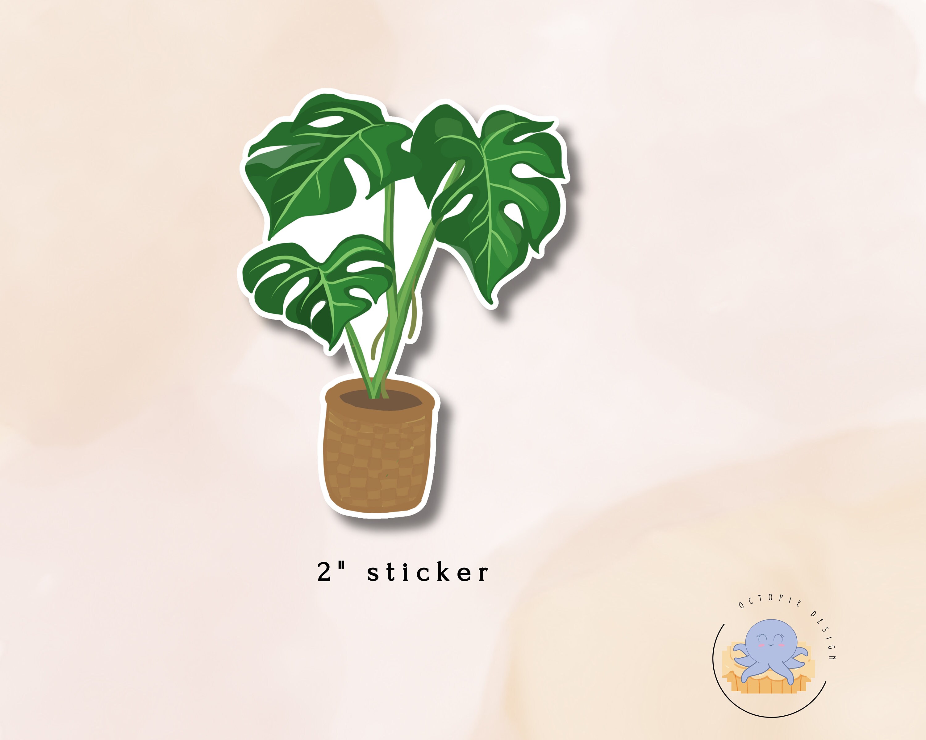 An UNBELEAFABLE Birthday Monstera Greeting Card, Birthday Card, Pun ...