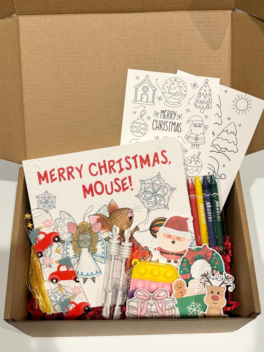 Christmas Book Box for Kids | Elf Mail L Christmas Gift L Christmas Box ...