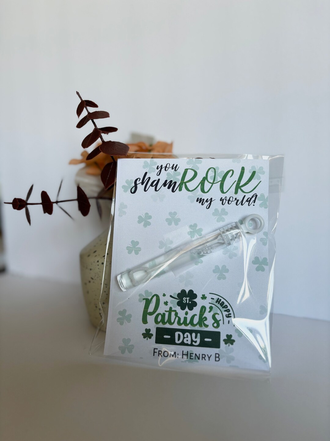 You Shamrock My World Bubbles Saint Patrick’s Day| Holiday Student Gift ...