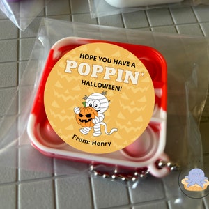 Halloween Pop Its | Holiday Student Gift, Party Gift From Teacher ...