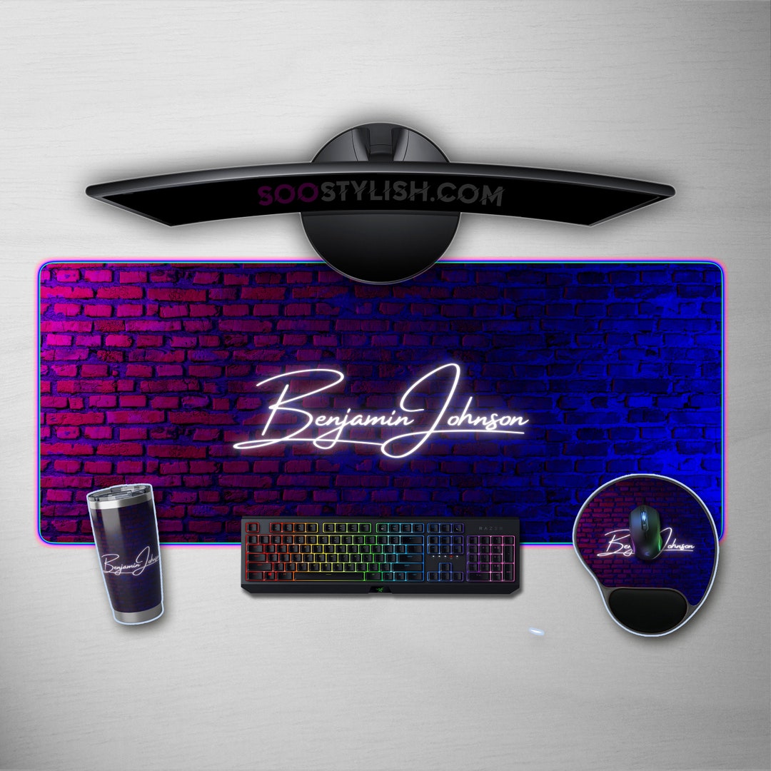 Custom Desk Mat, Your Signature Desk Pad, Personalized Desk Mat ...