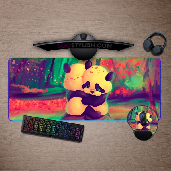 Panda Mouse Pad - Etsy UK