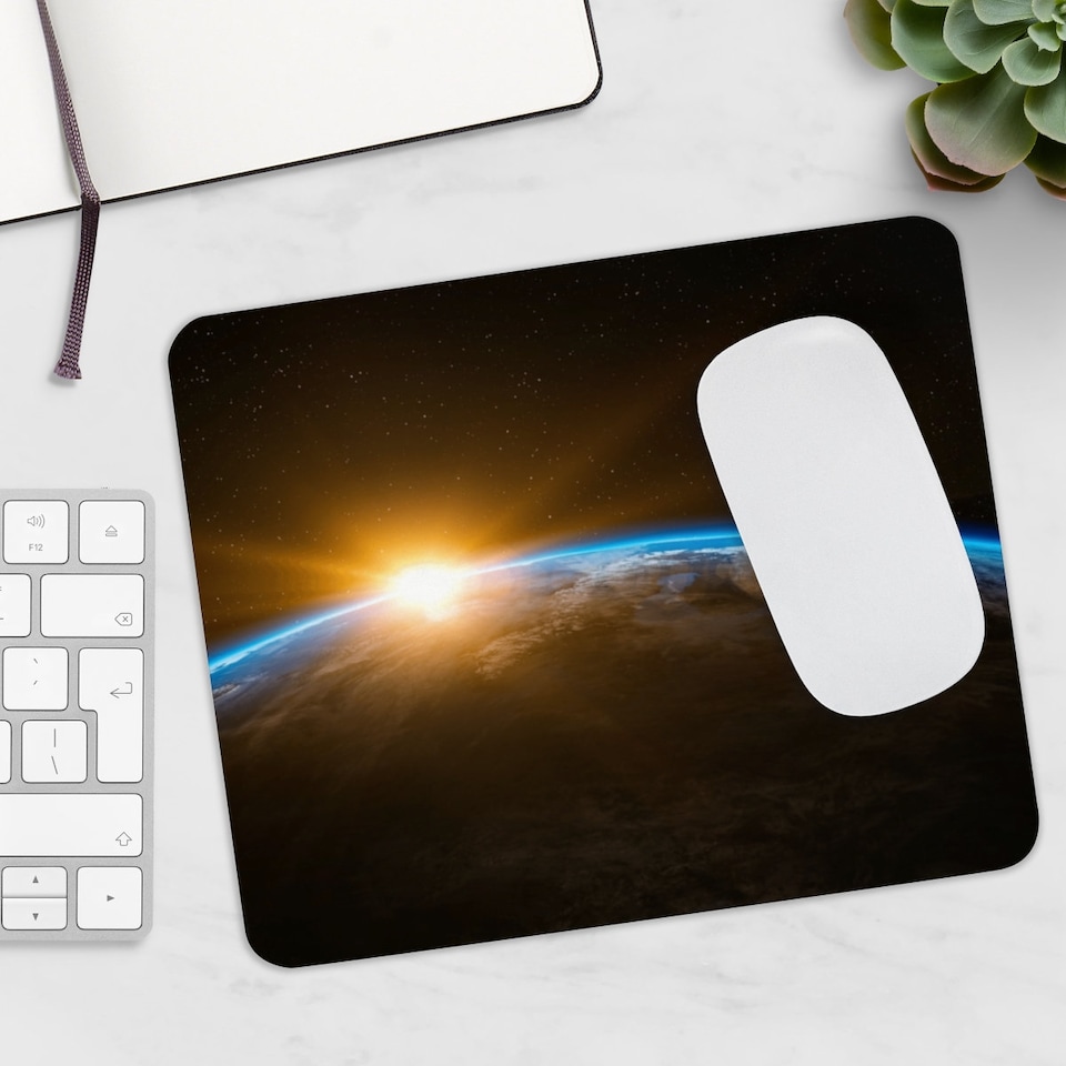 Space Desk Mat, Space Desk Pad, Space Mouse Pad, Abstract Desk Mat ...