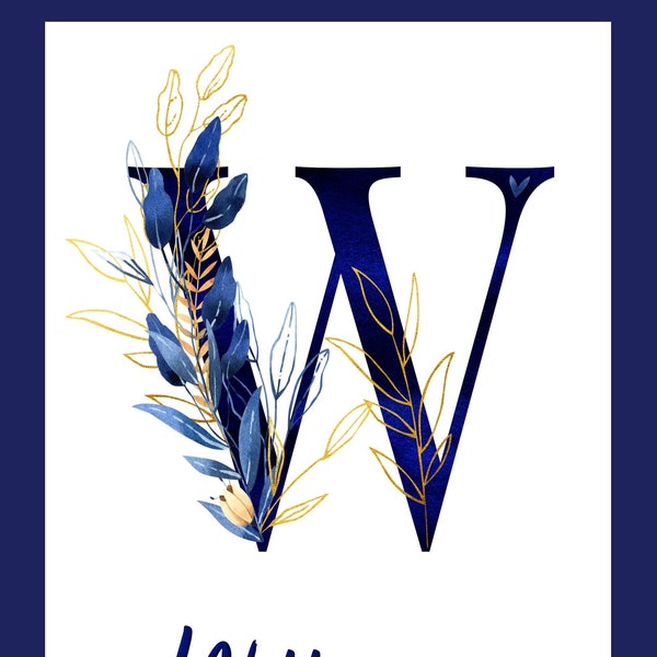 Monogram Printable - Etsy