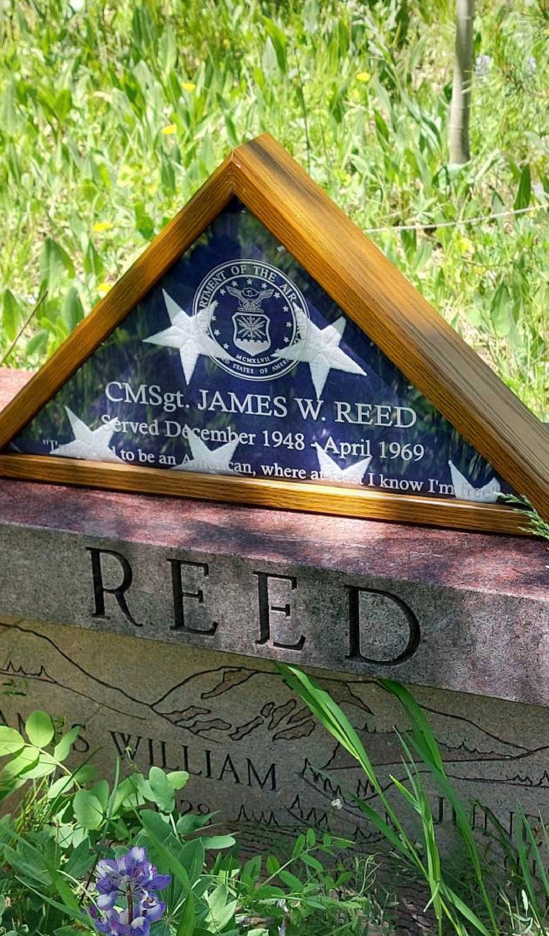 Replacement Custom Engraved Cast Acrylic for a Fallen Hero's Flag Box ...