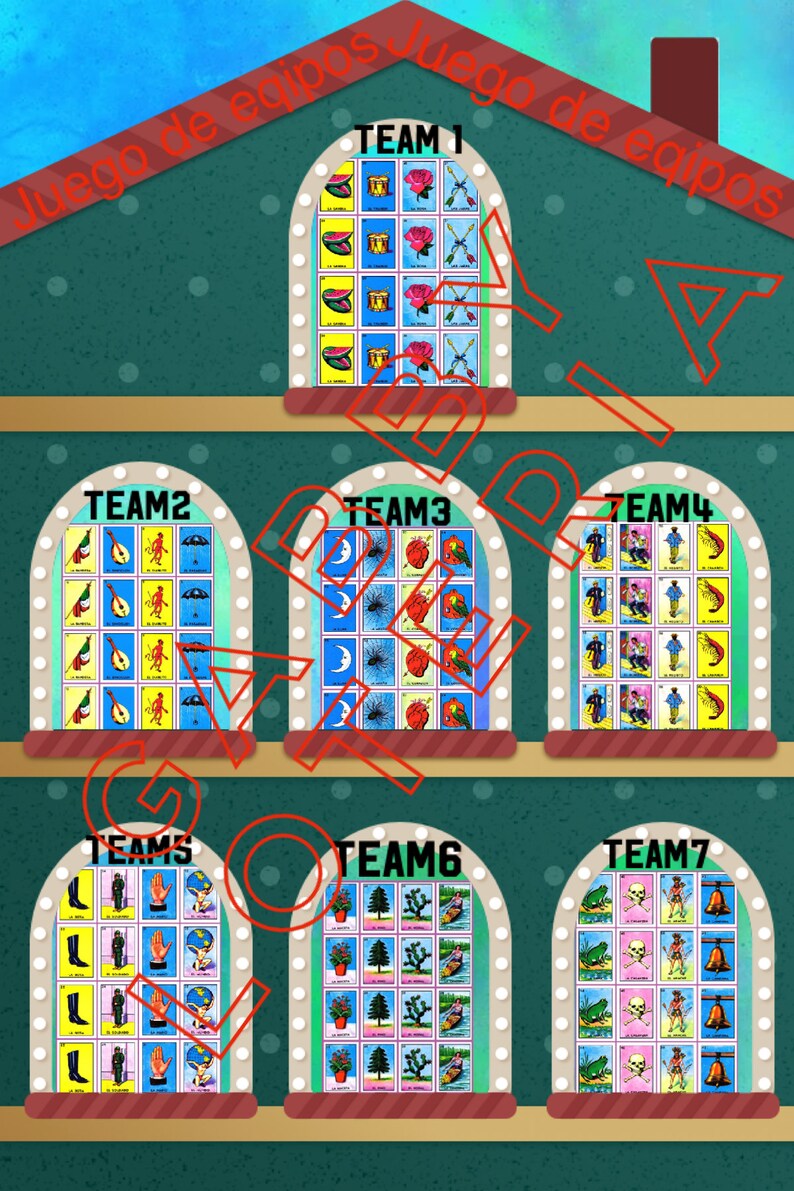 Team Lottery Game - Etsy