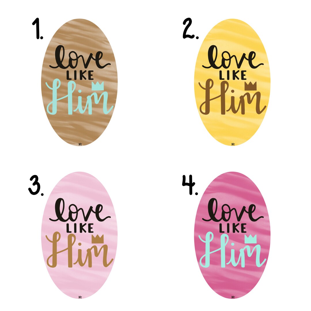 Love Like Him Digital Sticker Pack - Etsy