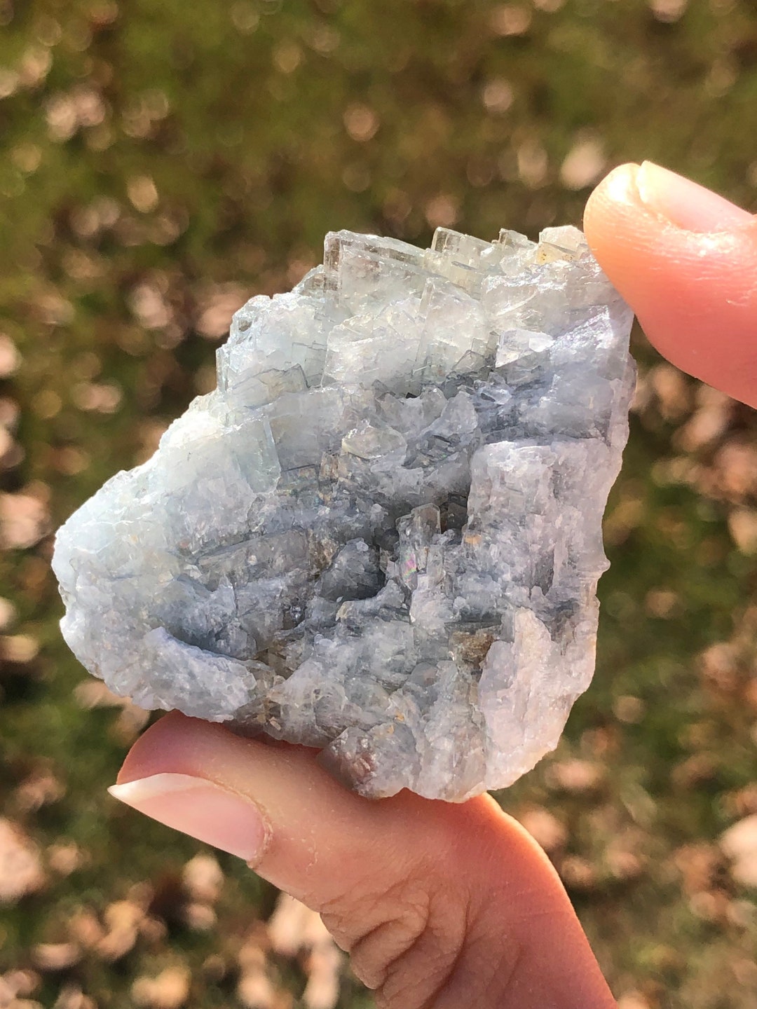 Blue Barite Blue Barite Specimen Barite Colorado Minerals - Etsy