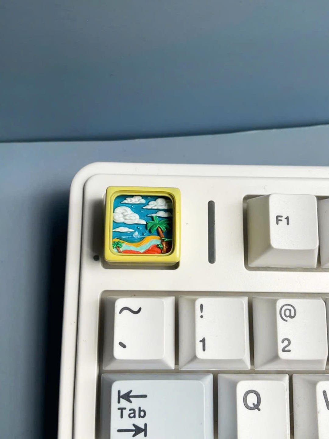 Summer Beach 3D Keycap - Artisan Keycap - Custom Keycap - Miniature ...