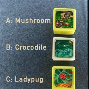 Crocodile in the Swamp 3D Keycaps - Artisan Keycaps - Custom Keycap ...