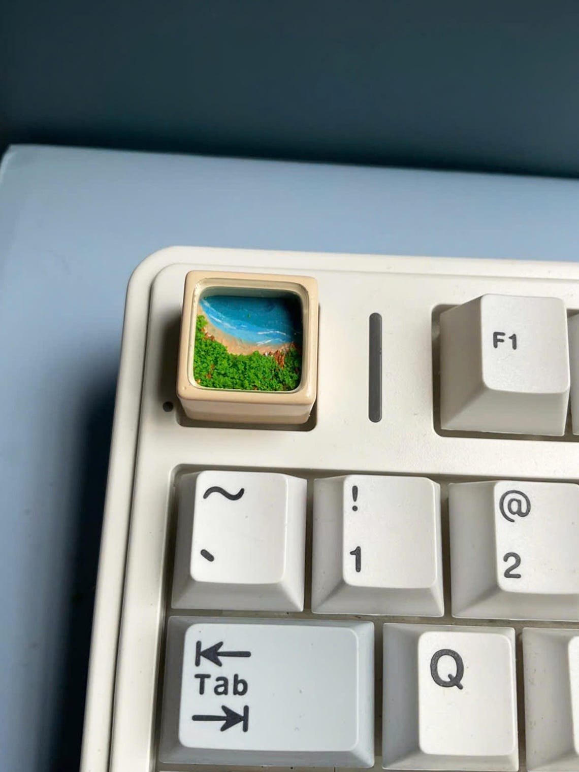 Miniature Beach 3D Keycap - 3D Picture Keycaps - 3d Keyboard - Art ...