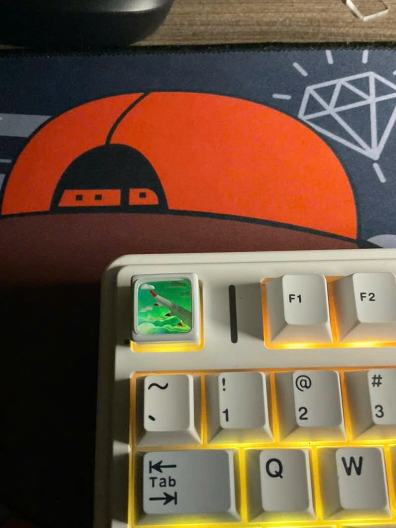 The Plane Window 3D Keycap - Artisan Keyboard - Keycap Handmade ...