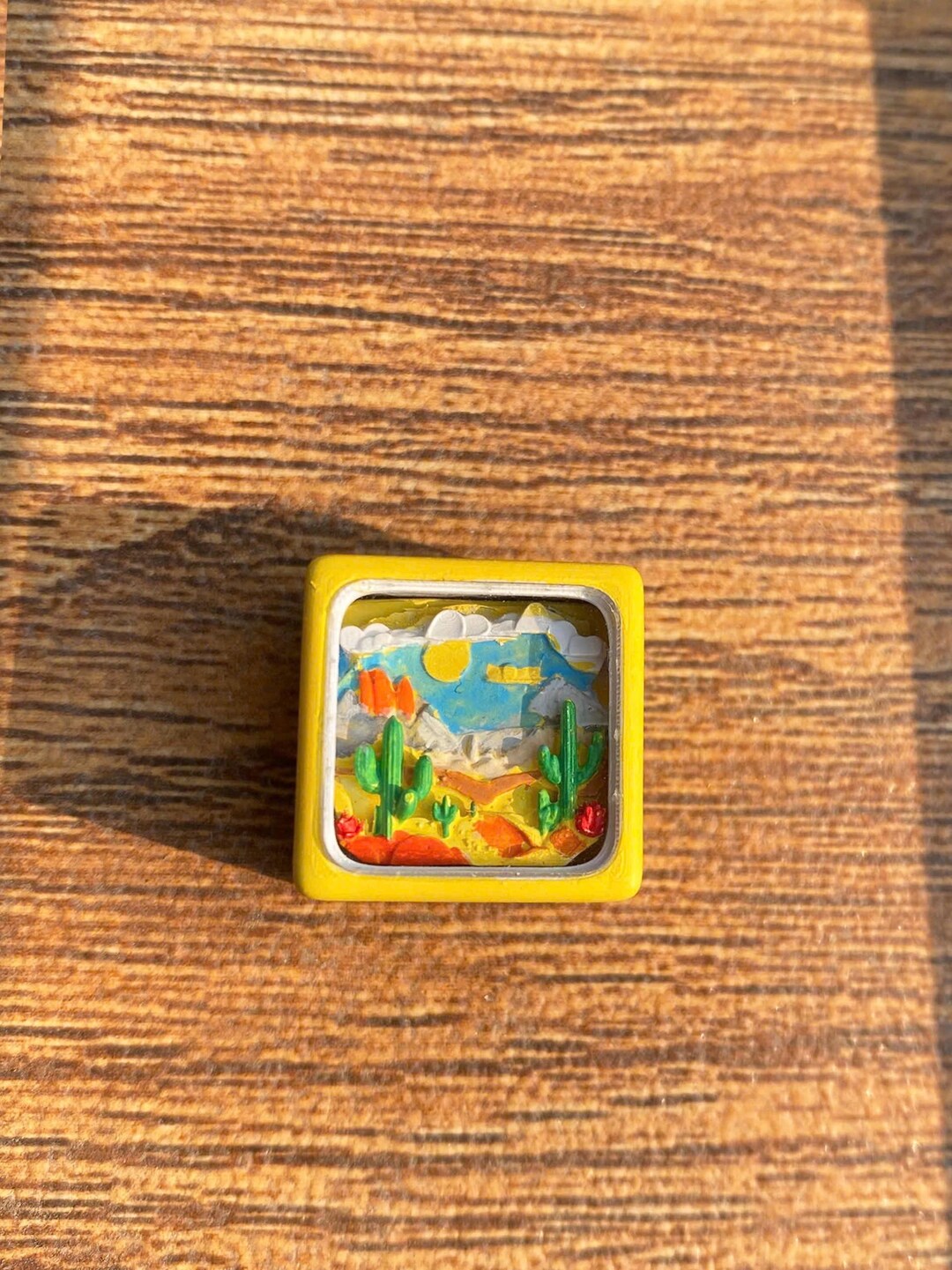 3D Desert Painting Keycaps - 3d Keyboard - Art Keycap - Handmade ...