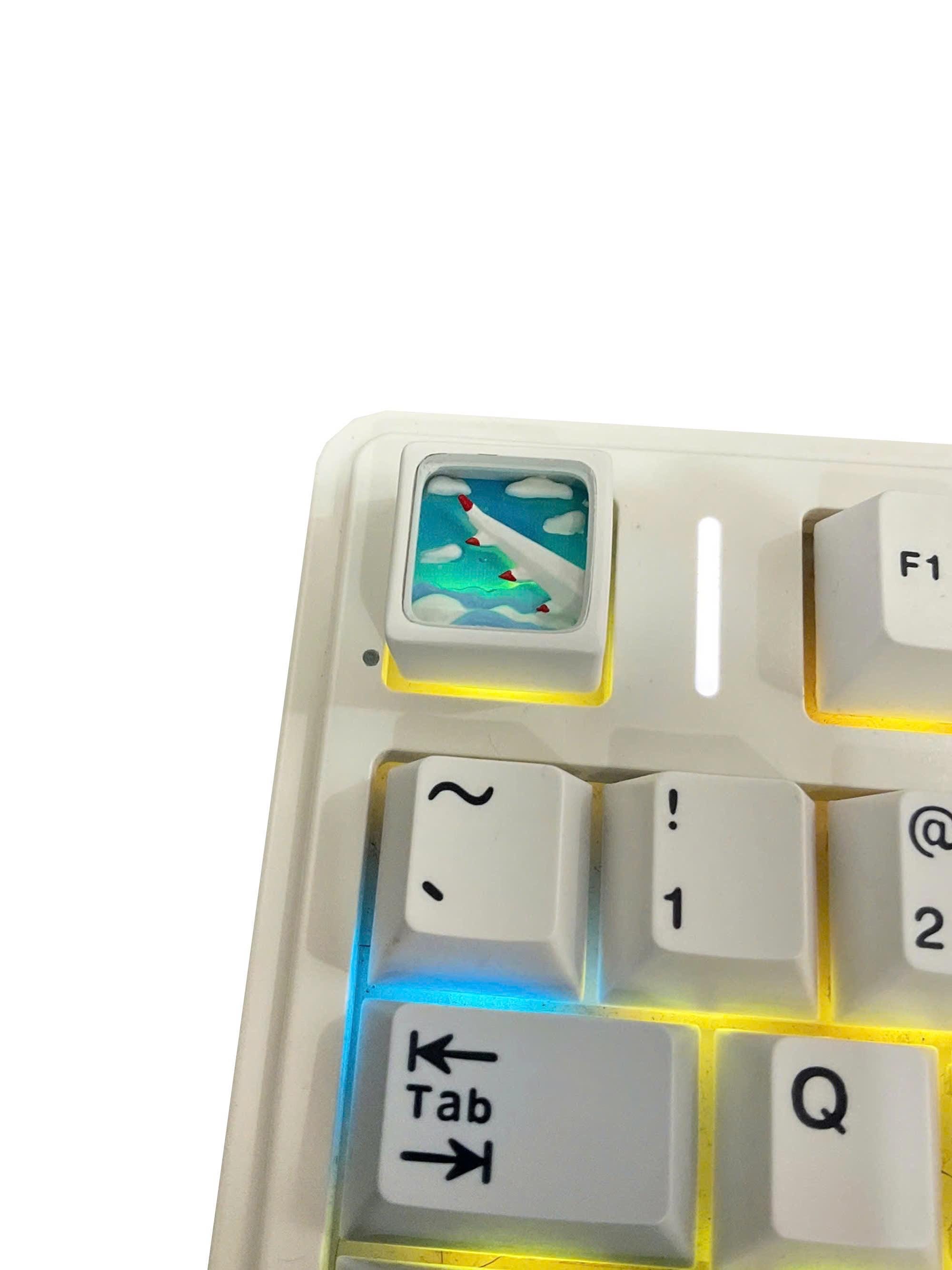 3D Desert Painting Keycaps - 3d Keyboard - Art Keycap - Handmade ...